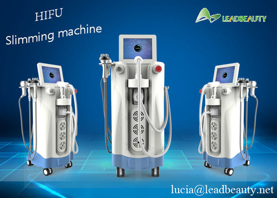 4 Heads Shaping And Face Lifting Rf hifu beauty machine Fast Slimming 500000 shots
