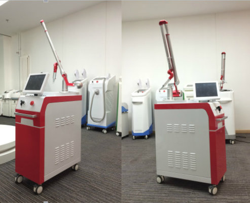 Korea imported 1064 / 532nm 1200W  Nd Yag laser tatoo removal machine / pigmentation removal 6ns Pulse Width