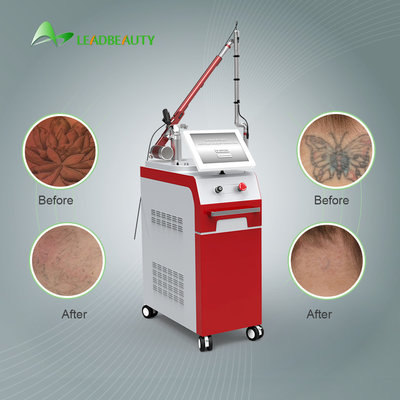 Korea imported 1064 / 532nm 1200W  Nd Yag laser tatoo removal machine / pigmentation removal 6ns Pulse Width