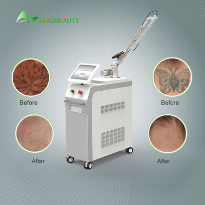 Korea imported 1064 / 532nm 1200W  Nd Yag laser tatoo removal machine / pigmentation removal 6ns Pulse Width
