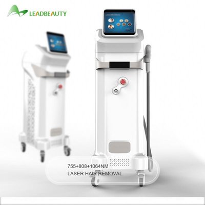 3 wavelength new design 808 755 1064 diode laser hair removal machine