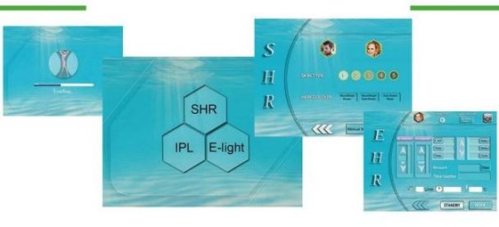 3000w IPL SHR E-light 3 system in 1 machine hair removal machine / IPL hair removal 16*50mm big spot size