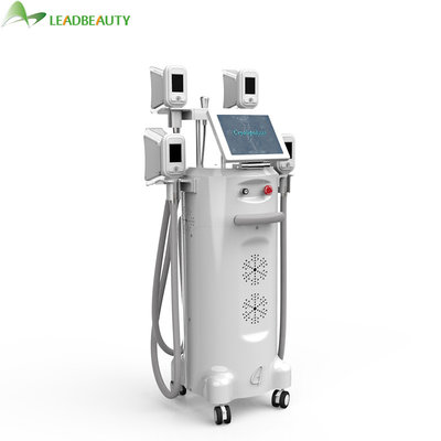 360 4 handle working Cryolipolysis Fat Freeze Slimming Machine With 1600W Output Power