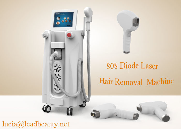 808nm diode laser hair removal machine with 10 pcs laser bars 600W high power