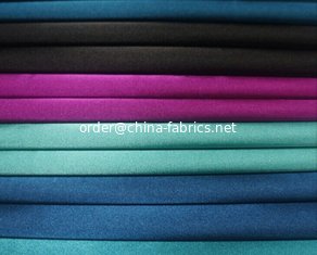 China Spandex stain fabric, stretch satin fabric supplier