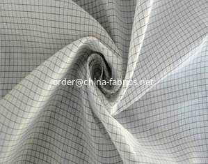 China Anti-static plain grid taffeta fabric, ESD Fabric supplier