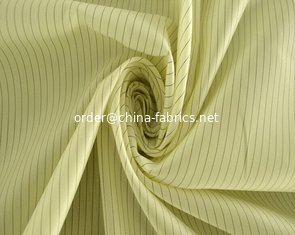 China Anti-static plain stripe taffeta fabric, ESD Fabric for laboratory supplier
