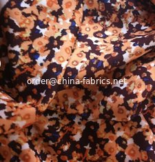 China Flower printed chiffon fabric supplier