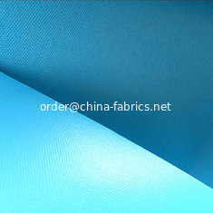 China 57/58" Width and Make-to-Order Supply Type PU/PVC coated 300*300D fire proof  tent fabric supplier