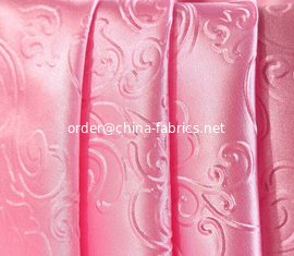China Patterned satin lining fabric supplier