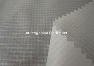 China Lean Textile 400T polyester with cire in plaid for down jacket supplier