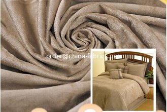 China Faux suede upholstery fabrics supplier