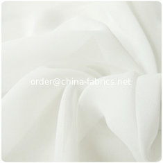 China 100D Milky White Chiffon Fabric supplier