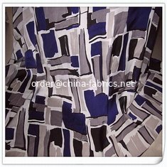 China Abstract Big-Box Satin Chiffon Fabric supplier