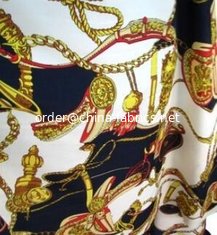 China Retro Chain Carriage Velvet Chiffon Fabric supplier