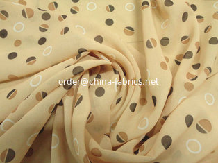 China Small Dot Chiffon Fabrics Georgette Fabric supplier