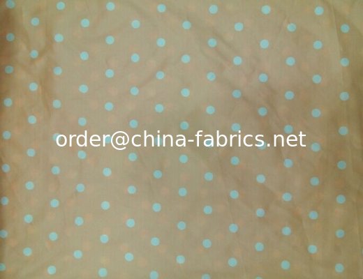 Polka dot taffeta fabric supplier