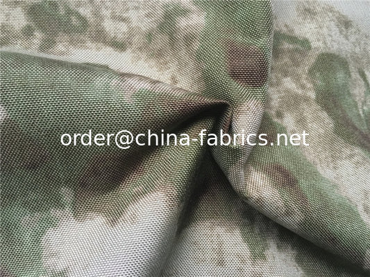 Nylon 500D cordura fabric ATACS-FG printed, IRR, NIR, waterproof finished supplier