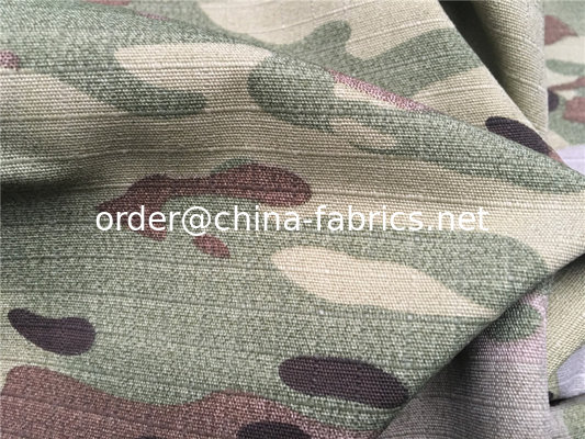 Polyester cotton T/C 65/35 fabric multicam printed, IRR, NIR, waterproof finished supplier
