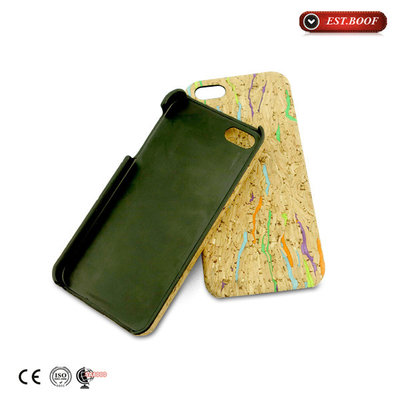 Iphone 5s Ultra Thin Phone Case Anti - Cork Wood Slip Back Phone Cover