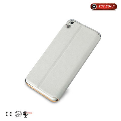 Premium Htc White Flip Phone Cases Pu Leather Ultra Thin Shock Resistant