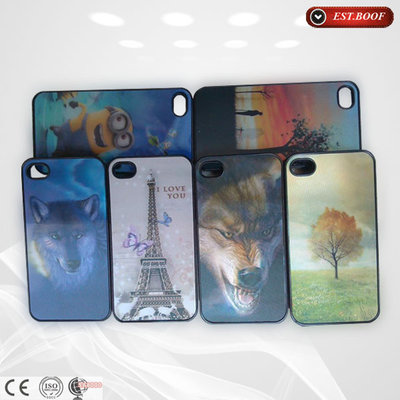 3d Iphone Protective Silicone Cell Phone Cases Multi Color Abs With Etched Logo