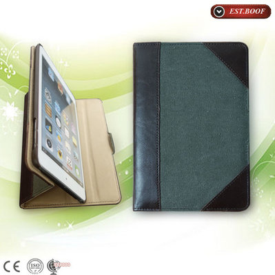 Personalized ipad Canvas bag mini folio customized brown , black