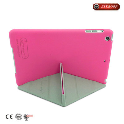 Pink Smart Ipad Mini Leather Covers Sleeves And Cases Magnets Soft With Kickstand