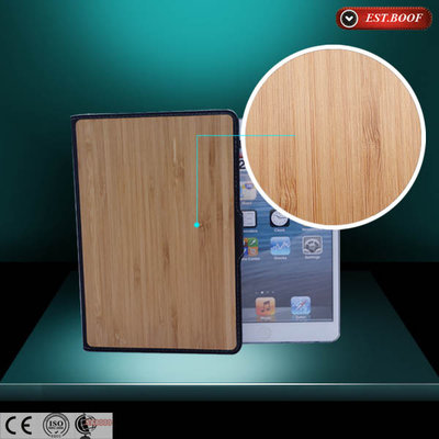 Personalized Bamboo Canvas Tablet Cases Environmental Brown For Ipad Mini
