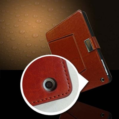 8 Inch Red Tablet Leather Case Standing Slim Custom Magnetic Tablet Cover
