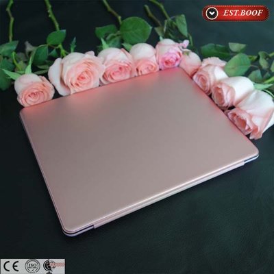 Pink Women Bluetooth Tablet Pc Leather Case Silicone 13.3 Inch For Htc Tablet