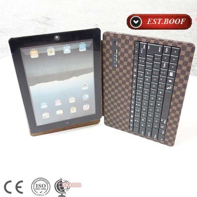 7.0 - 10.1 Inch Wireless Pu Leather Bluetooth Tablet Keyboard Case For Ipad