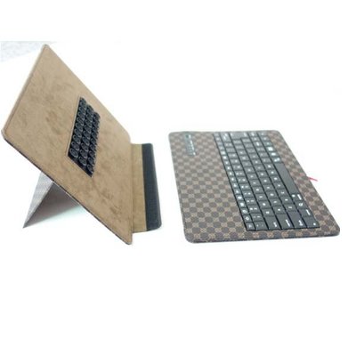 7.0 - 10.1 Inch Wireless Pu Leather Bluetooth Tablet Keyboard Case For Ipad