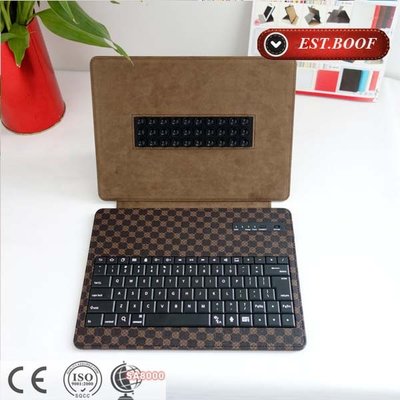 Handmade Ipad Mini Bluetooth Tablet Keyboard Case With Standable Function