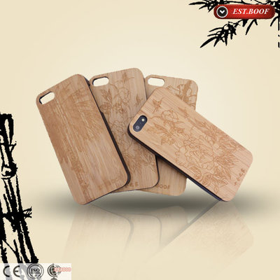 Bamboo canvas Sony Xperia Cell Phone Cases durable brown protective