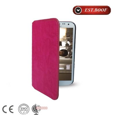 Sublimation Flip Sleep Function Samsung Galaxy Phone Cases Slim Soft , Natural Color