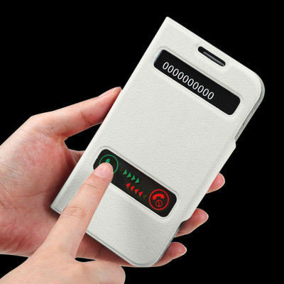 Samsung Galaxy s4 Cell Phone Covers White With Induction Windows