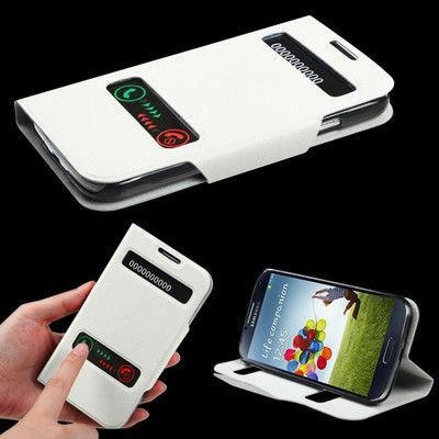 Samsung Galaxy s4 Cell Phone Covers White With Induction Windows