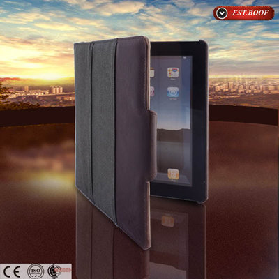 ipad 2 / 3 / 4 Stand Leather Case protective shockproof handmade cases