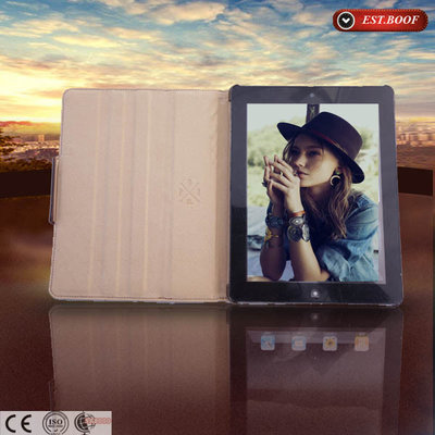 ipad 2 / 3 / 4 Stand Leather Case protective shockproof handmade cases