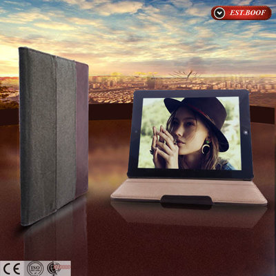 ipad 2 / 3 / 4 Stand Leather Case protective shockproof handmade cases