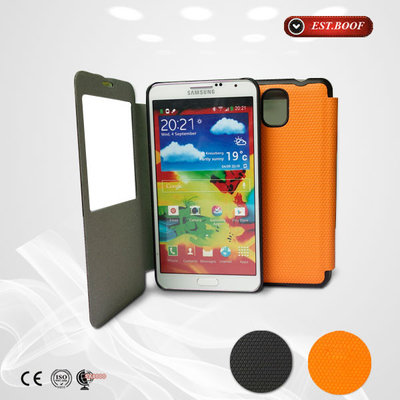 wallet style premium galaxy note 2 Stand leather case Colorful customized