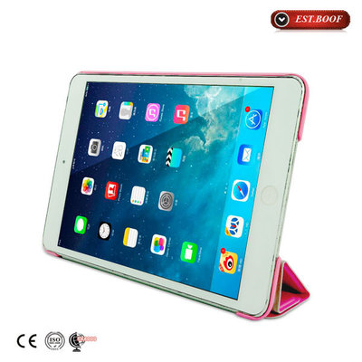 Ipad Air smart Stand Leather Case soft PU leather with wake / sleep fuction