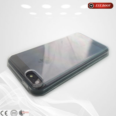 Protective ABS PU Plastic Cell Phone Cases PU leather with engraved logo