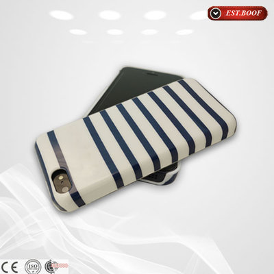 iphone 5 Plastic Cell Phone Cases phone with black and white strip pattern