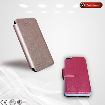 Slim wallet Apple iphone mobile phone cases stand anti-static durable