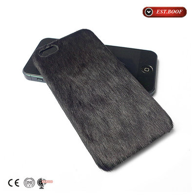 Horse Hair Leather Apple Iphone Mobile Phone Cases With Beautiful Outlook