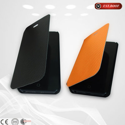 Orange Football Texture Apple Iphone Leather Cases Slim Soft For Iphone4 / 4s / 5