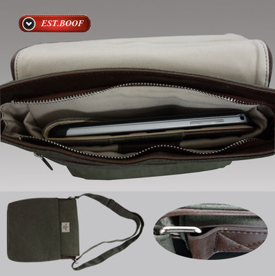 Mini canvas tablet case Shockproof surface tablet cover with adjustable belt