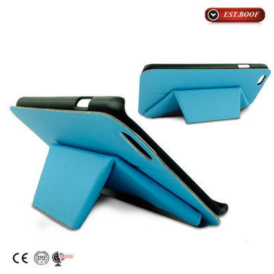 Iphone 4 / 4S/ 5 / 5C PU leather Wallet Cell Phone Cases  With kickstand